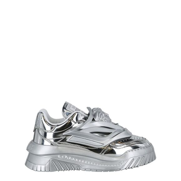Versace | Shoes | Versace Odissea Sneakers Silver Womens | Poshmark